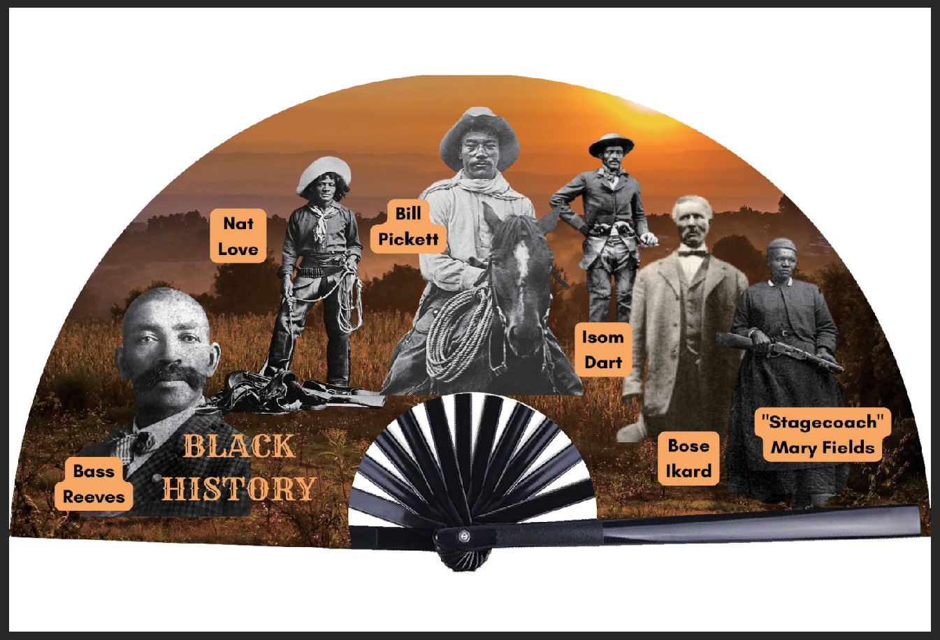 Black History Legends Hand Clack Fan – Creative Soulz Printing